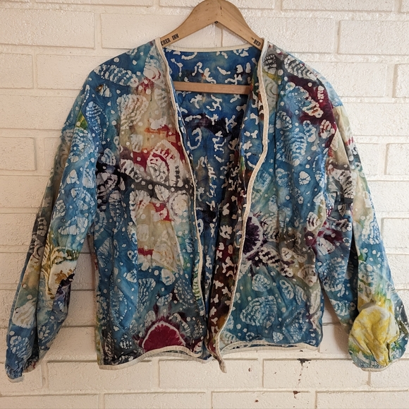 None | Jackets & Coats | Batik Reversible Coat | Poshmark